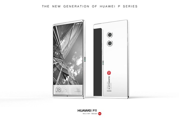 Thiết kế Huawei P11 đẹp hoàn hảo khiến Apple và Samsung đều “lo sốt vó”