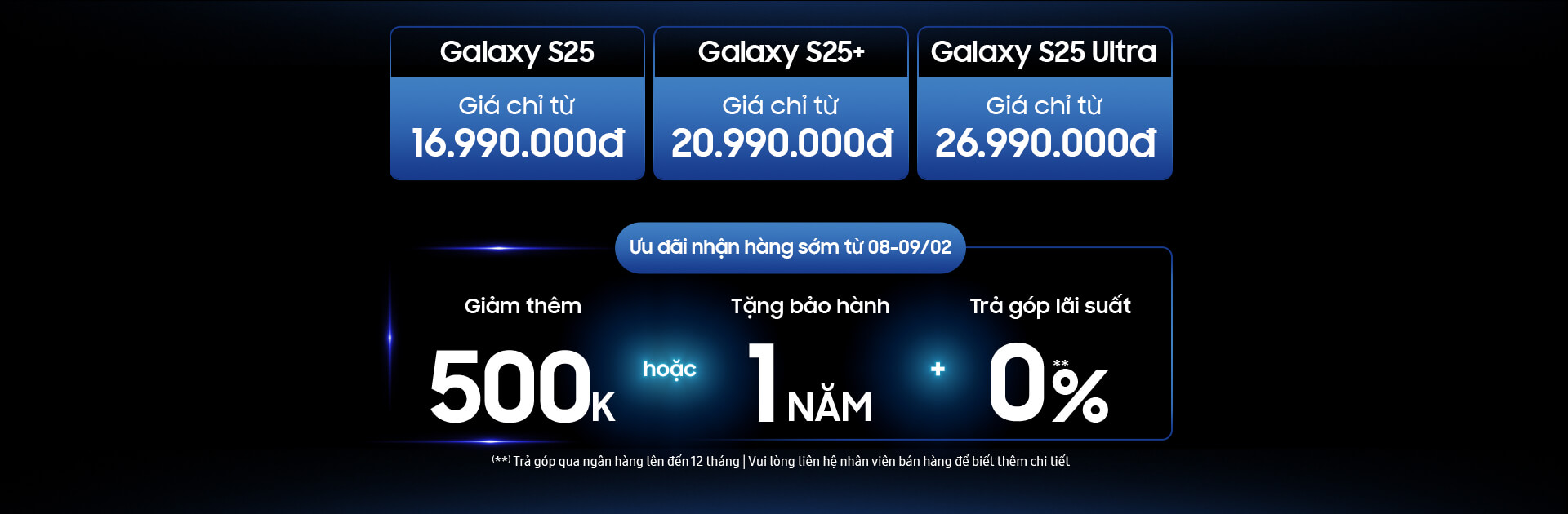 Samsung Galaxy S25 | Ưu đãi đến 7.5tr, trả góp 0% - ViettelStore.vn