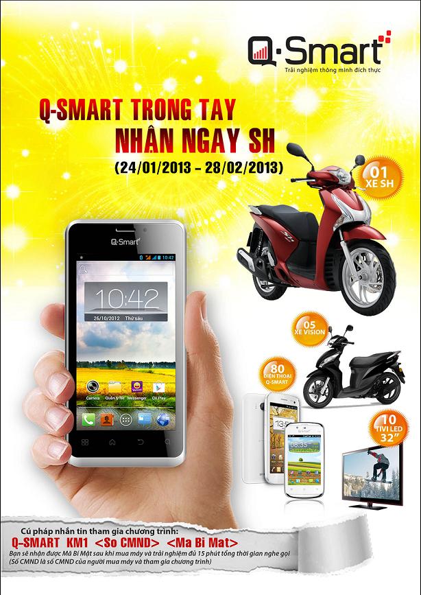 Q-Smart trong tay nhận ngay SH - ViettelStore.vn