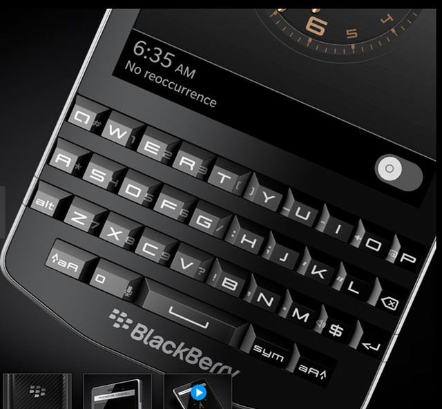 Cùng ngắm thiết kế đẳng cấp của BlackBerry Porsche Design P'9983 ...